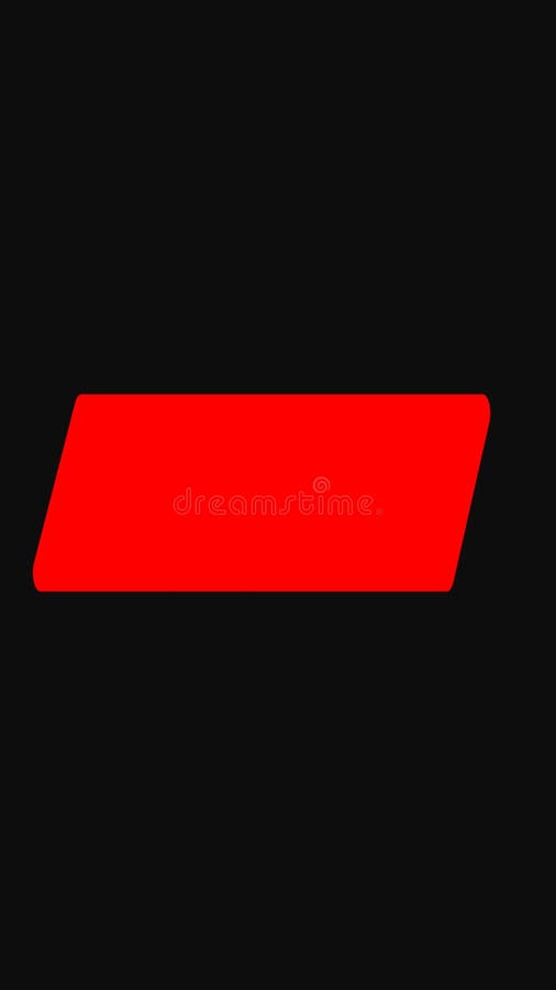 Designed Abstract Illustration Red-colored Lower Third for News ...