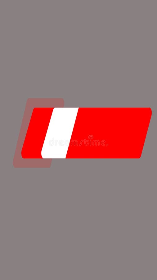 Designed Abstract Illustration Red-colored Lower Third for News ...