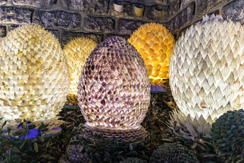 Designed Eggs at Mallapuram India Seashell Museum Completely Made of ...