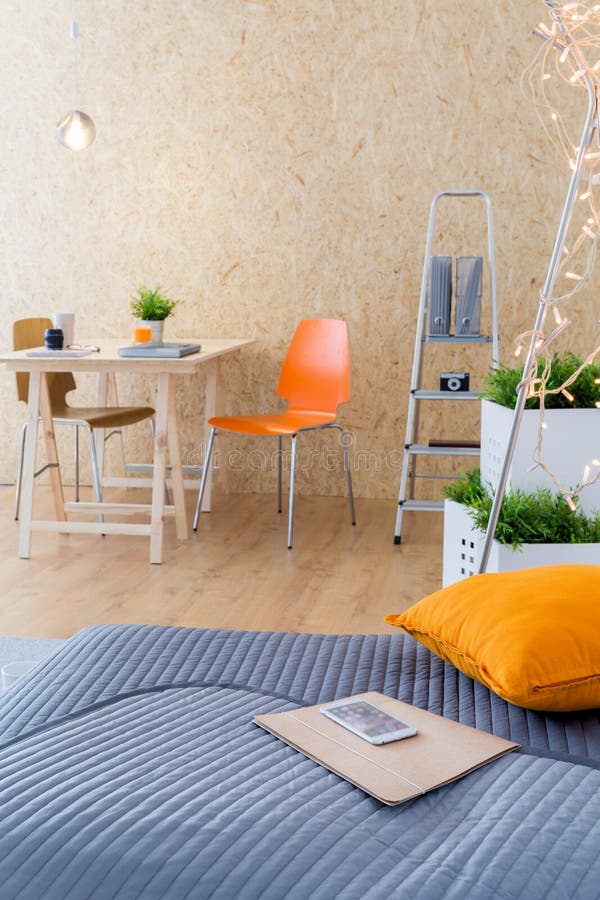 Designed teen boy bedroom stock photo. Image of boxes - 56369724