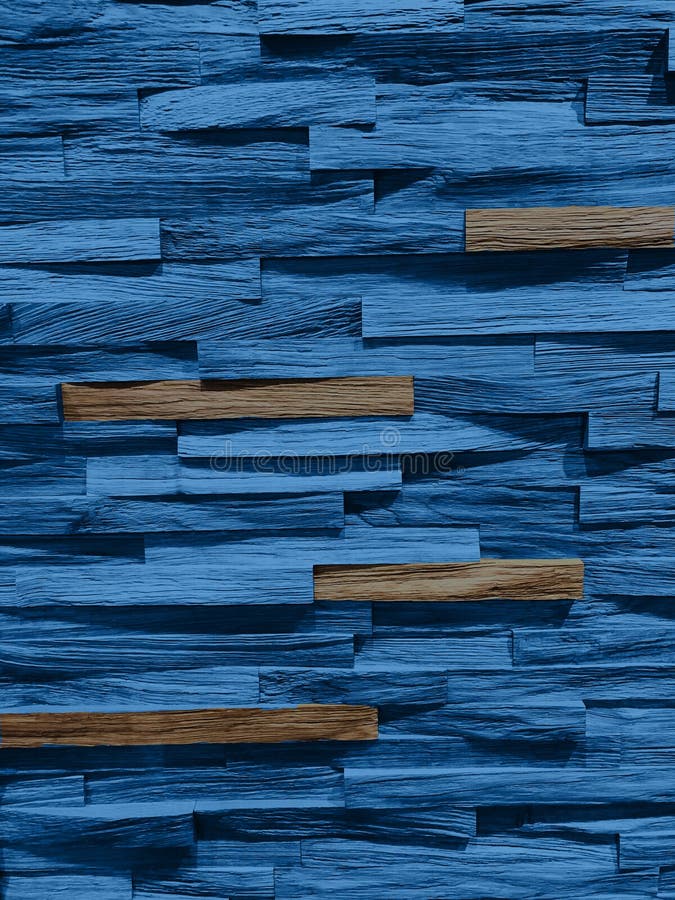 Designed Wooden Wall with Rectangle. Stock Photo - Image of block ...