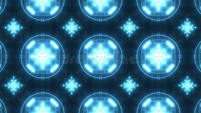 Designer Abstract Background with Glowing Individual Shapes. Stock ...