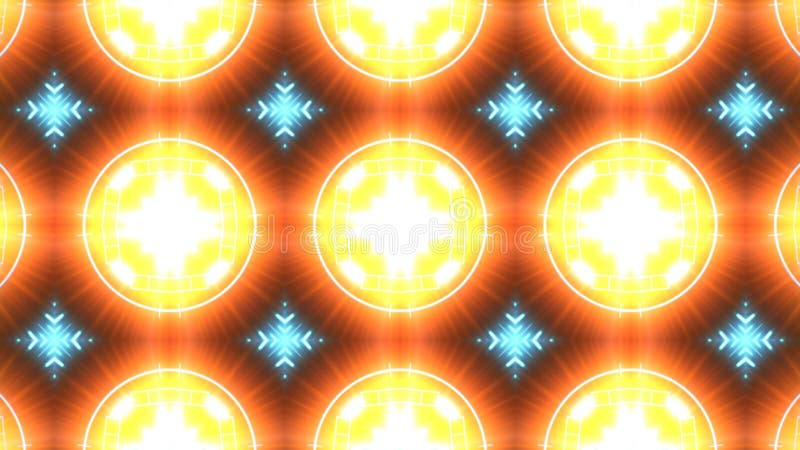 Designer Abstract Background with Glowing Individual Shapes. Stock ...