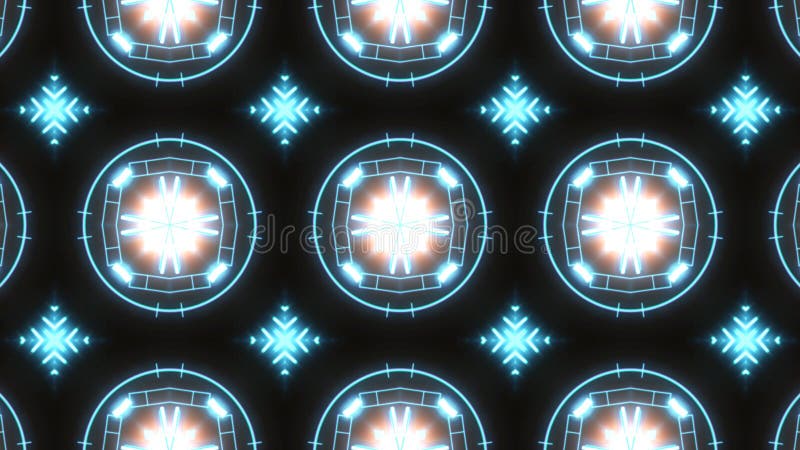 Designer Abstract Background with Glowing Individual Shapes. Stock ...