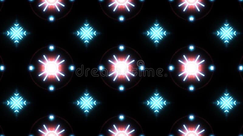 Designer Abstract Background with Glowing Individual Shapes. Stock ...