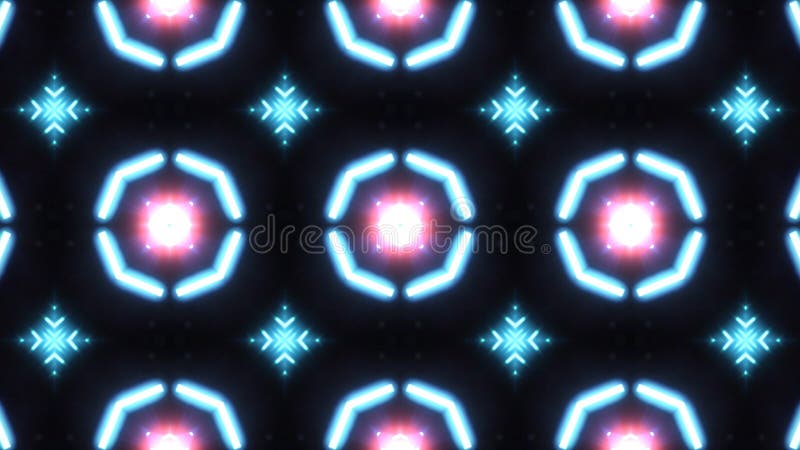 Designer Abstract Background with Glowing Individual Shapes. Stock ...