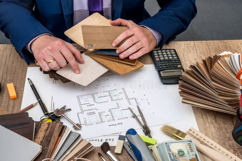 Designer Choice Wooden Material Sample Stock Image - Image of decor ...