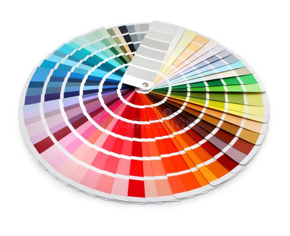 Designer Color Chart Spectrum Stock Photo - Image of creative, color ...
