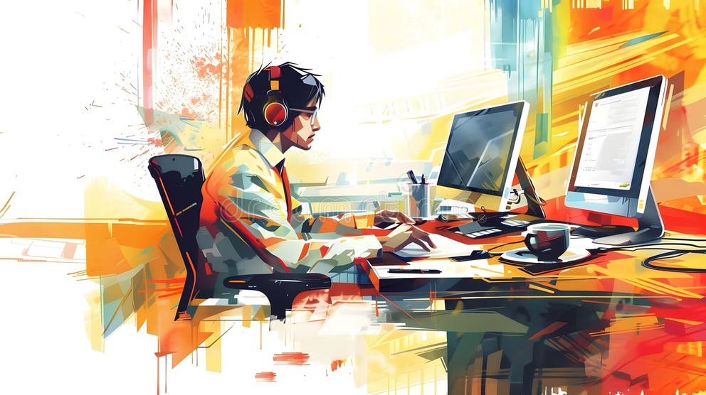 A Designer Creates Stunning Visuals Using Advanced Software and ...