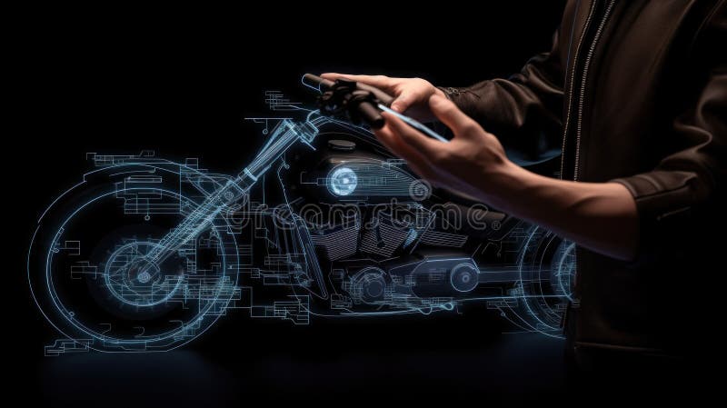 Designer Develops New Futuristic Bike Using Computer Hologram Created ...