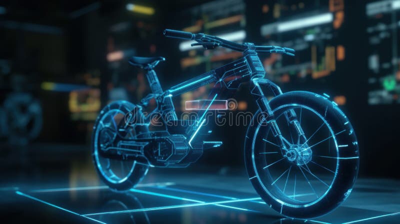 Designer Develops New Futuristic Bike Using Computer Hologram Created ...