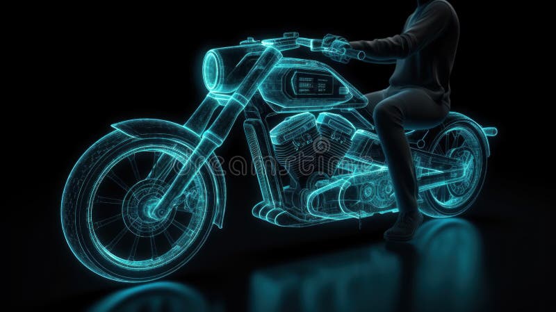 Designer Develops New Futuristic Motorbike Using Computer Hologram ...