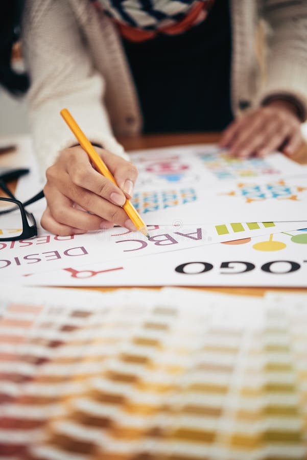 Designer drawing stock image. Image of hand, sample, pattern - 73354829