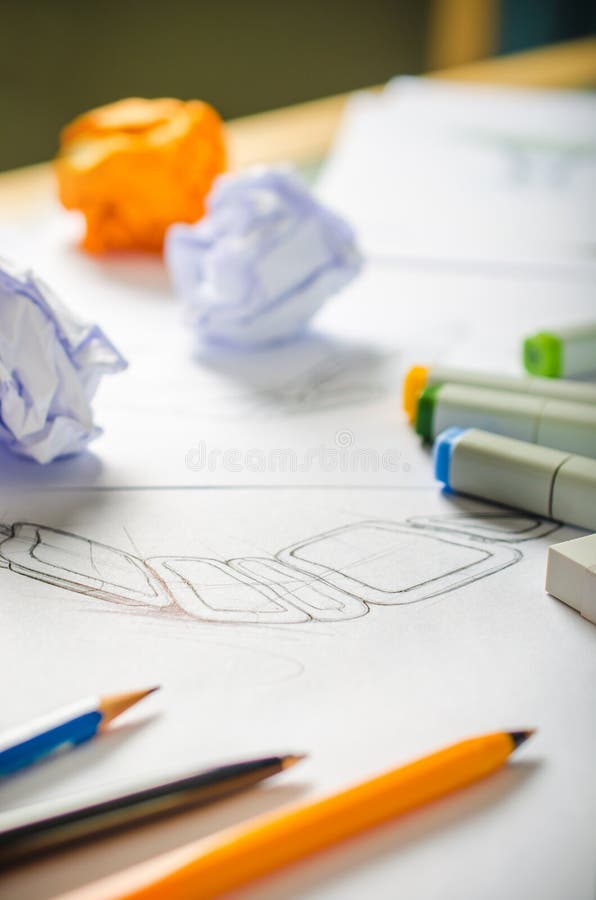Designer Drawing stock photo. Image of industrialdesigner - 49833778
