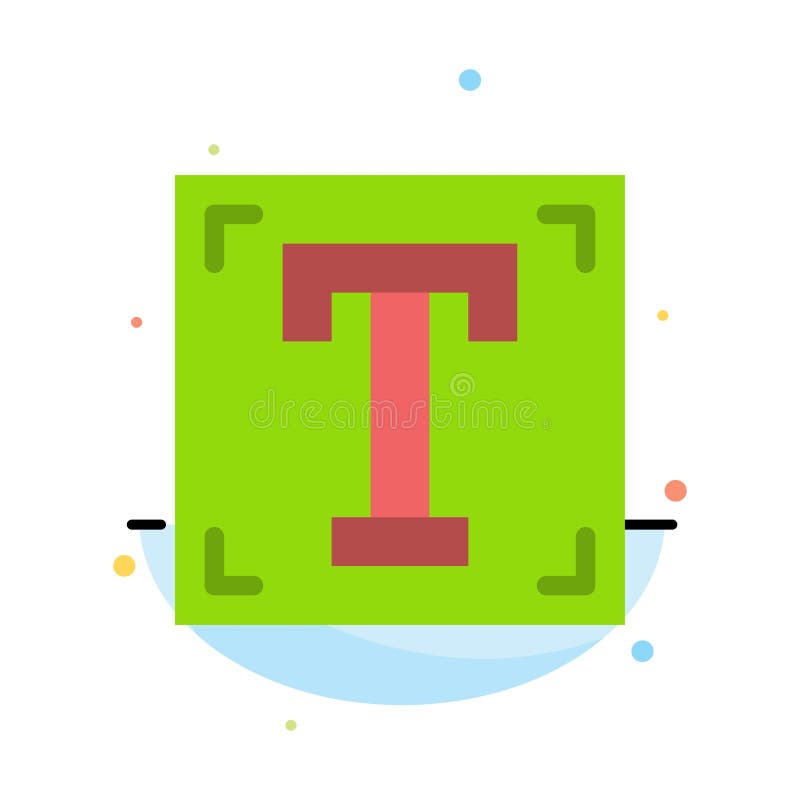 Designer, Font, Path, Program, Text Abstract Flat Color Icon Template ...