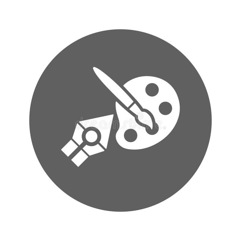 Designer, Graphic Tool Icon Stock Illustration - Illustration of ...