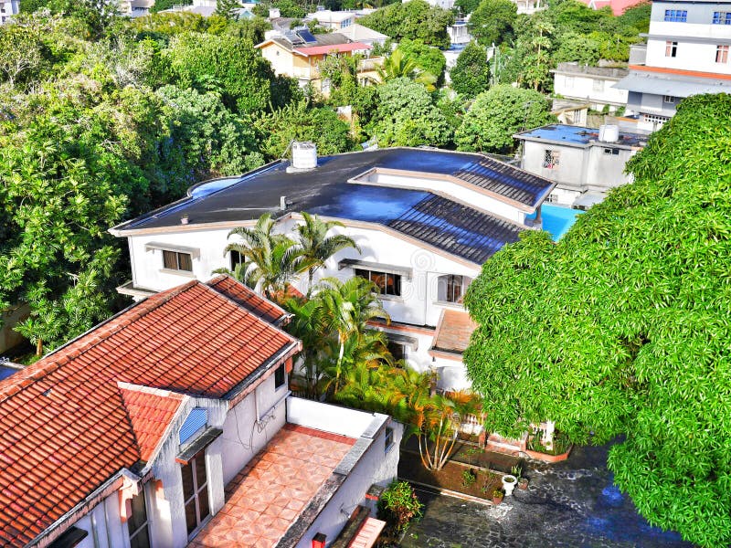 Designer Houses in Rural Mauritius Editorial Image - Image of vacoas ...