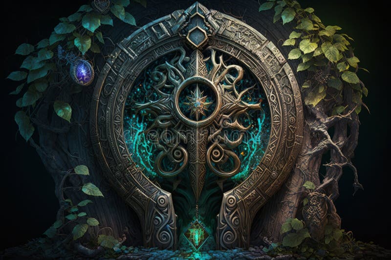 Designer Magical Ancient Civilization Generative AI Stock Illustration ...