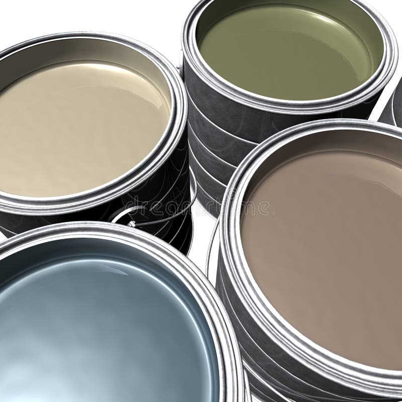 Designer Paint stock illustration. Illustration of green - 3808719