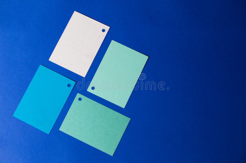Designer Paper, on a Blue Background, a Palette of Colors, a Beautiful ...