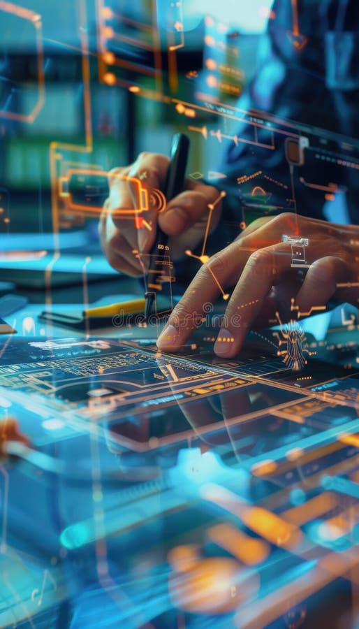 Innovative Wearable Tech Prototype Development in a Cutting-Edge Modern ...