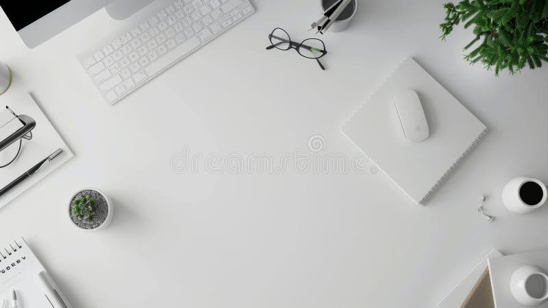 Designer S Top View Workspace Tailored for Enhanced Creativity in ...