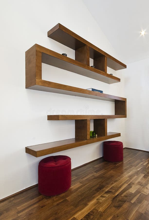 Designer shelf stock photo. Image of detail, modern, furniture - 12149176