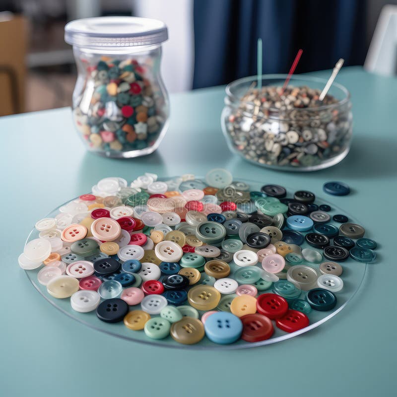 Designer, Tailor S Workplace. Variety of Different Size and Shape ...