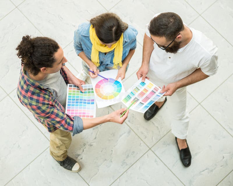 Designer team stock photo. Image of designer, blueprint - 55347990