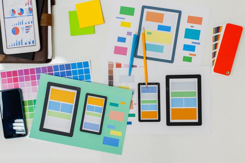 A Designer Team and Website Designers are Collaborating To Develop a ...