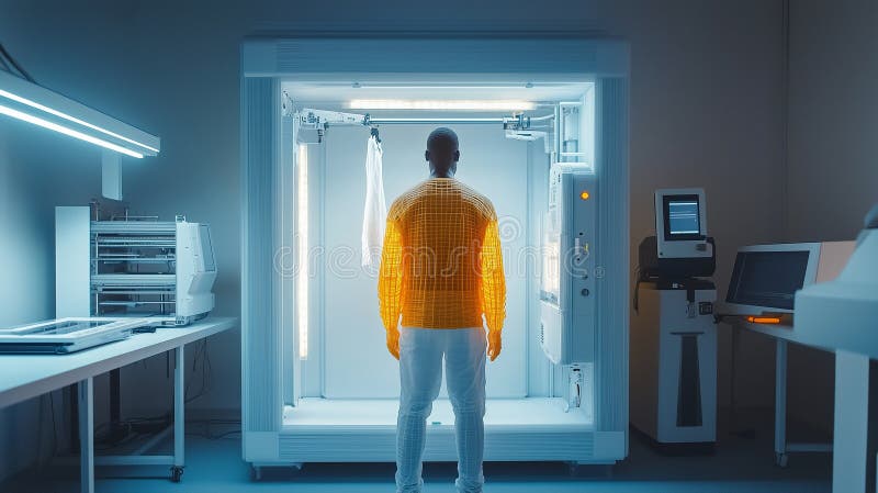 Designer Using 3D Printing Technology To Create Clothing in Modern ...