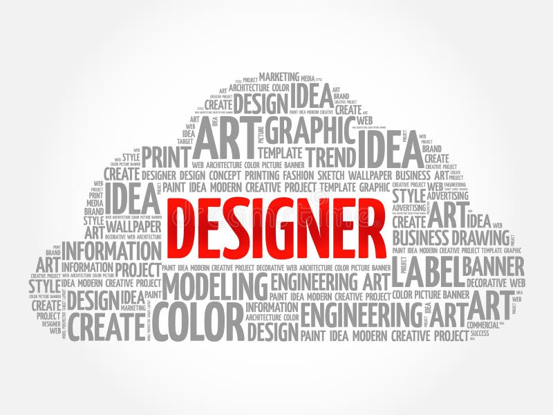 Designer Word with Pencil instead of Letter I, Design Professional ...