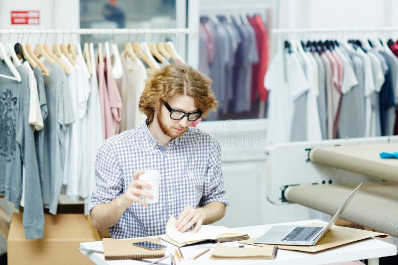 Designer at work stock photo. Image of laptop, design - 112971286