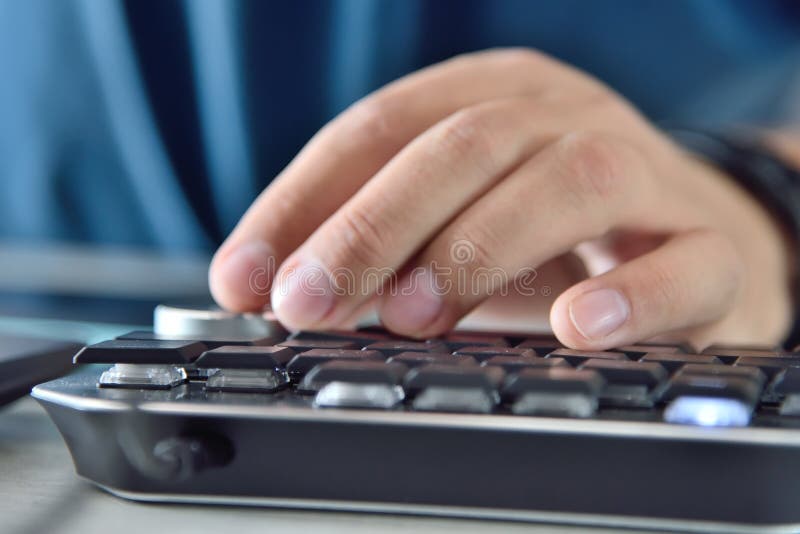 Designer Working with Wheel Manipulator Keyboard Stock Photo - Image of ...