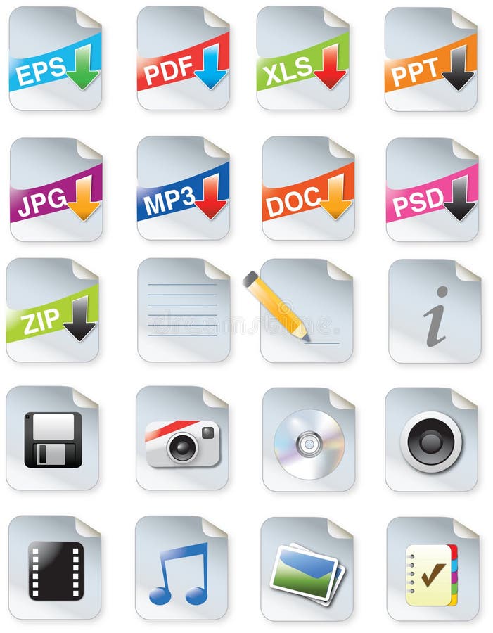 Designers Toolkit- Web 2.0 Icons Stock Vector - Illustration of file ...