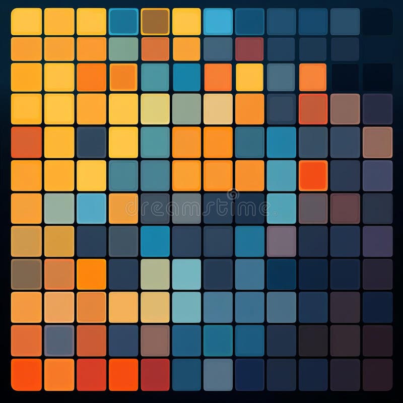 Designing Alternating Color Squares Grid Pattern for Damask Fabric ...