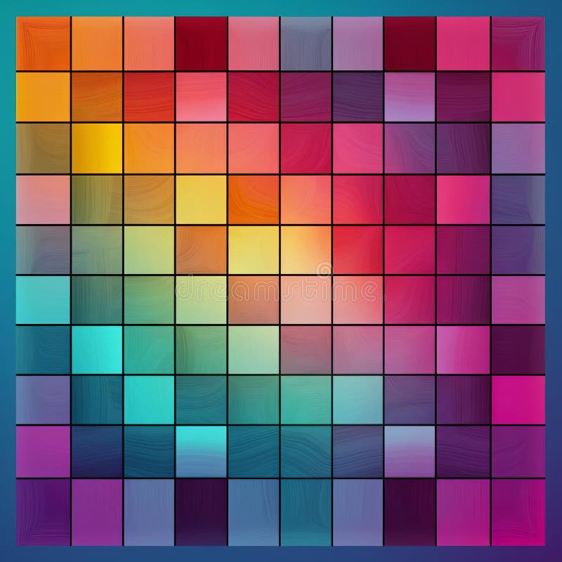 Designing Alternating Color Squares in a Grid Pattern Damask Stock ...