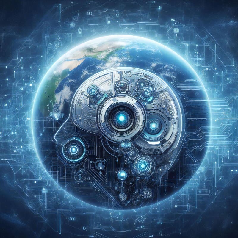 Designing a Changing World through AI Technology Ai Generated Stock ... Designing a Changing World through AI Technology Ai Generated Stock ...