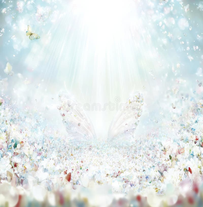 Designing Computer Graphics that Feature Leaves and Flowers Stock Image ...