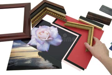 Designing frame project stock image. Image of wood, design - 9315553