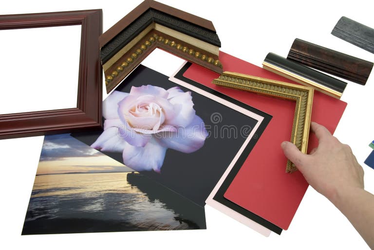 Designing frame project stock image. Image of wood, design - 9315553