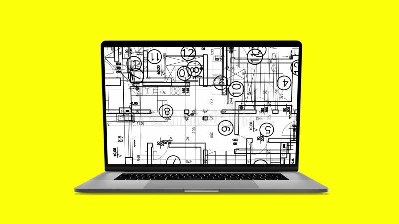 Designing a House Using a Computer Stock Video - Video of designing ...