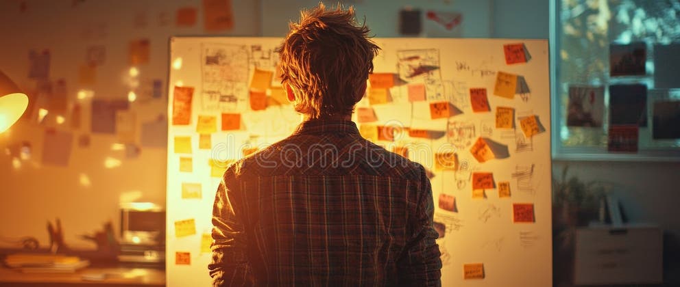 Designing Mobile App Interfaces on a Whiteboard, Creative Digital ...