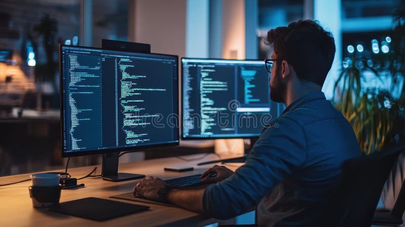 Designing Scalable User Interfaces with Modern Frameworks in Tech Stock Illustration ...