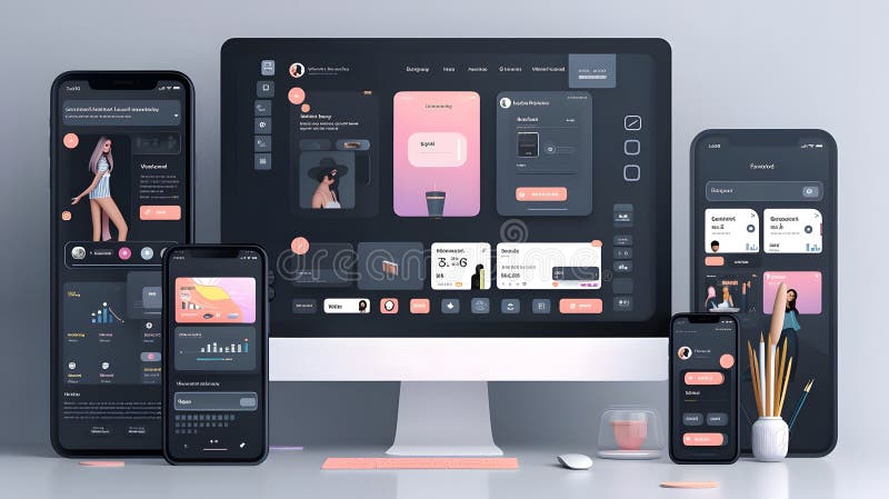 Desktop App Development Process Stock Illustrations – 1,848 Desktop App Development Process ...