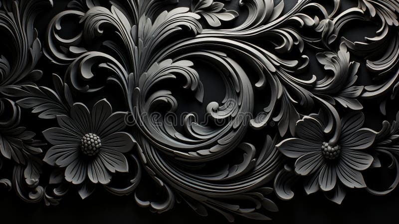 Designs with Elegant Scrollwork Patterns and Intricate Details, Finely ...