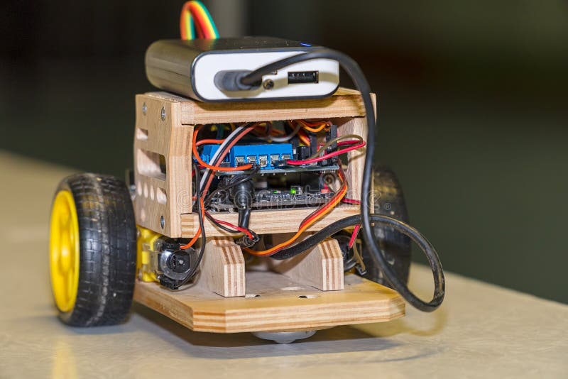 Designs the Handmade Model of the Machine or Car Stock Image - Image of ...