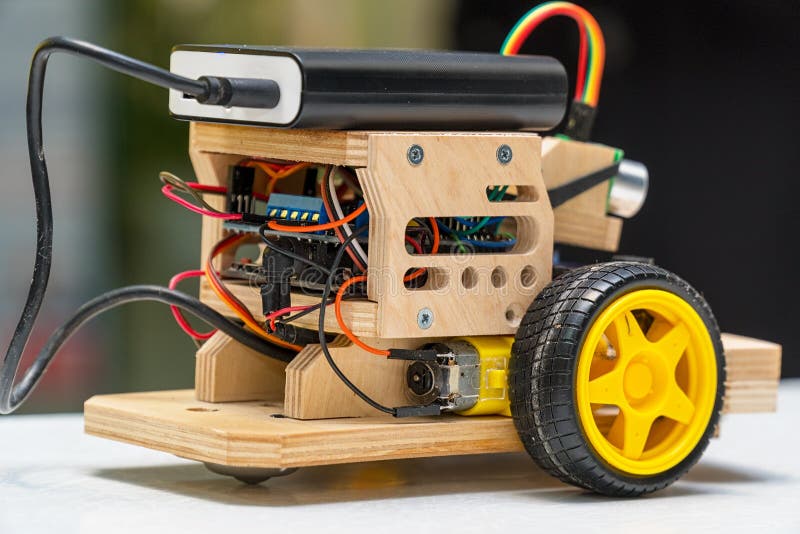 Designs the Handmade Model of the Machine or Car Stock Image - Image of ...