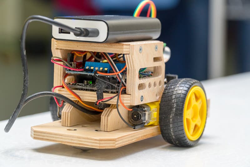 Designs the Handmade Model of the Machine or Car Stock Image - Image of ...