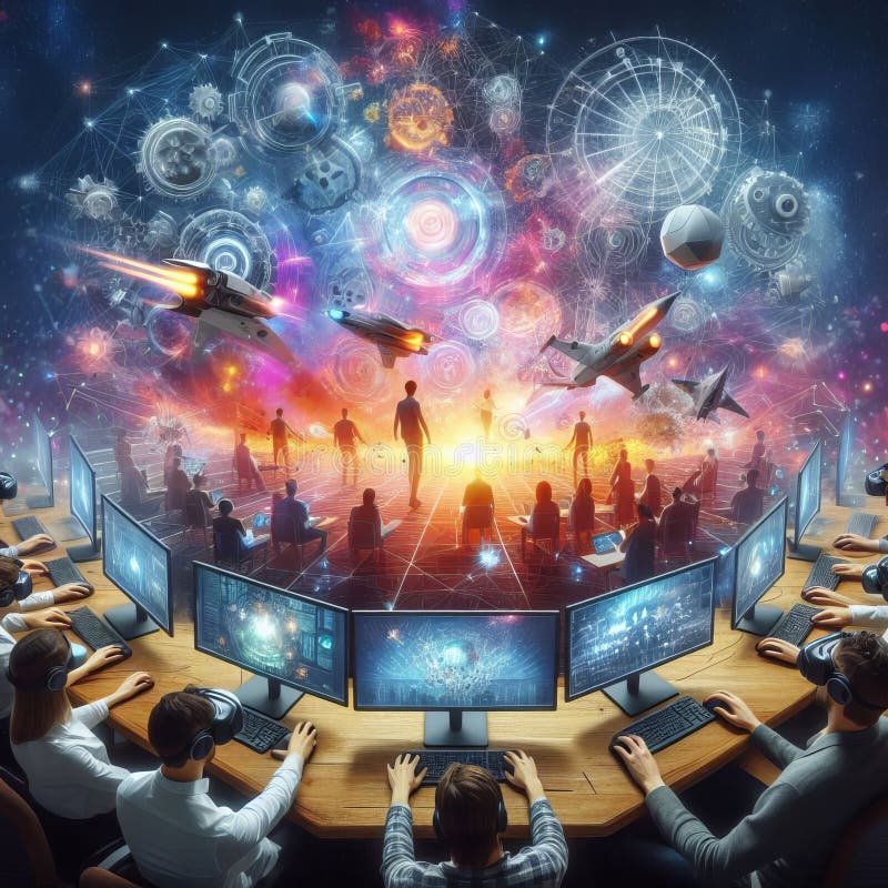 Designs Immersive VR Experiences for Training Entertainment O Stock ...